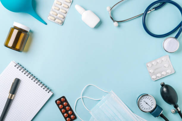 Free Stock Photo of Table Covered With Various Medical Supplies ...