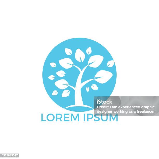 Conception De Logo Vectoriel Darbre Icône Darbre Symbole Moderne