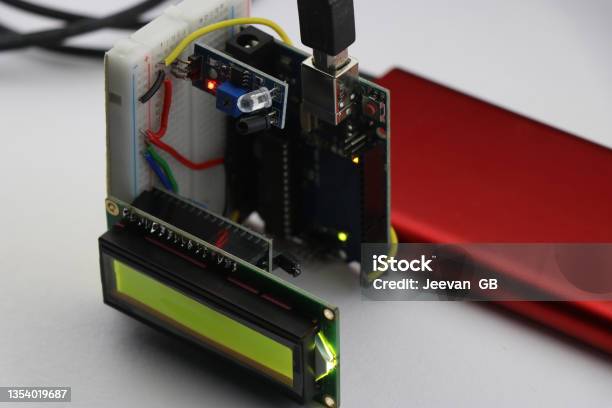 Opensource Hardware And Software Projects Concept Shown Using Infrared Sensor Or Ir Sensor And