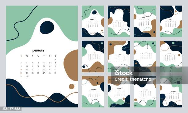 Desain Template Kalender Untuk 2022 Perencana Bulanan Yang Dapat ... Desain Template Kalender Untuk 2022 Perencana Bulanan Yang Dapat ...