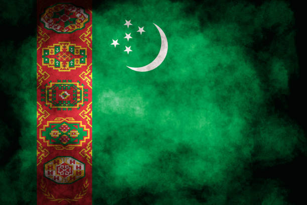 Vlag Van Turkmenistan Fotos Afbeeldingen Beelden En Stockfotos Istock