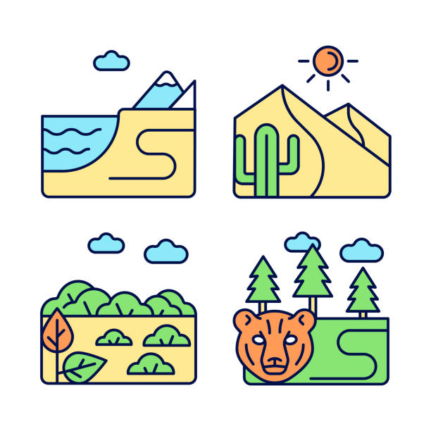 20+ Landforms Cartoons Illustrations, Royalty-Free Vector Graphics ... 20+ Landforms Cartoons Illustrations, Royalty-Free Vector Graphics ...