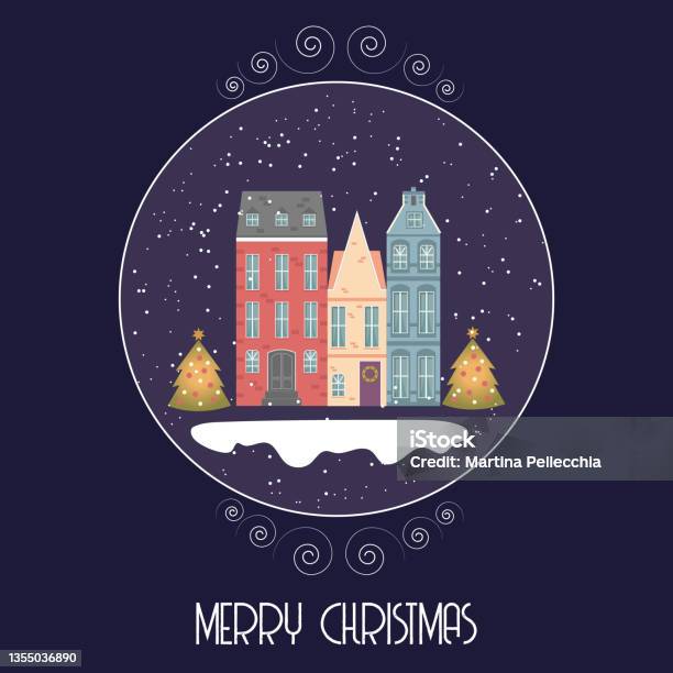 Kartu Natal Yang Indah Untuk Mengucapkan Selamat Tahun Baru Dan