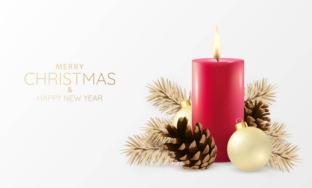 167200 Lilin Dekorasi Natal Foto Stok Potret And Gambar Bebas Royalti Istock