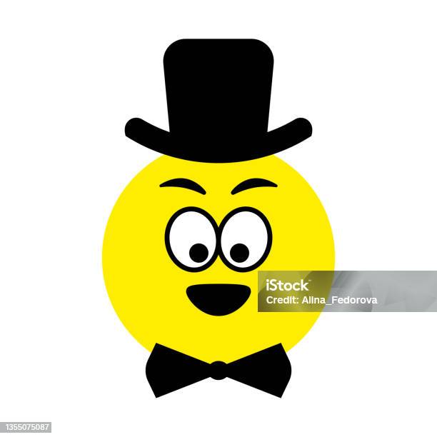 Visage Souriant Vecteur Dicône Emoji Signe Démoticône Émotions
