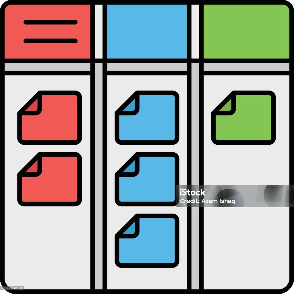 Vetores de Kanban Ou Jit Board Concept Task Management Sheet Vector ... Vetores de Kanban Ou Jit Board Concept Task Management Sheet Vector ...