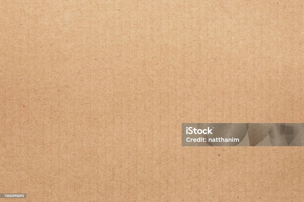 Latar Belakang Abstrak Lembaran Kardus Coklat Tekstur Kotak Kertas Daur