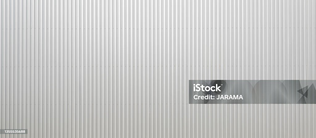 Tekstur Fasad Aluminium Lembaran Logam Bergelombang Foto Stok Unduh