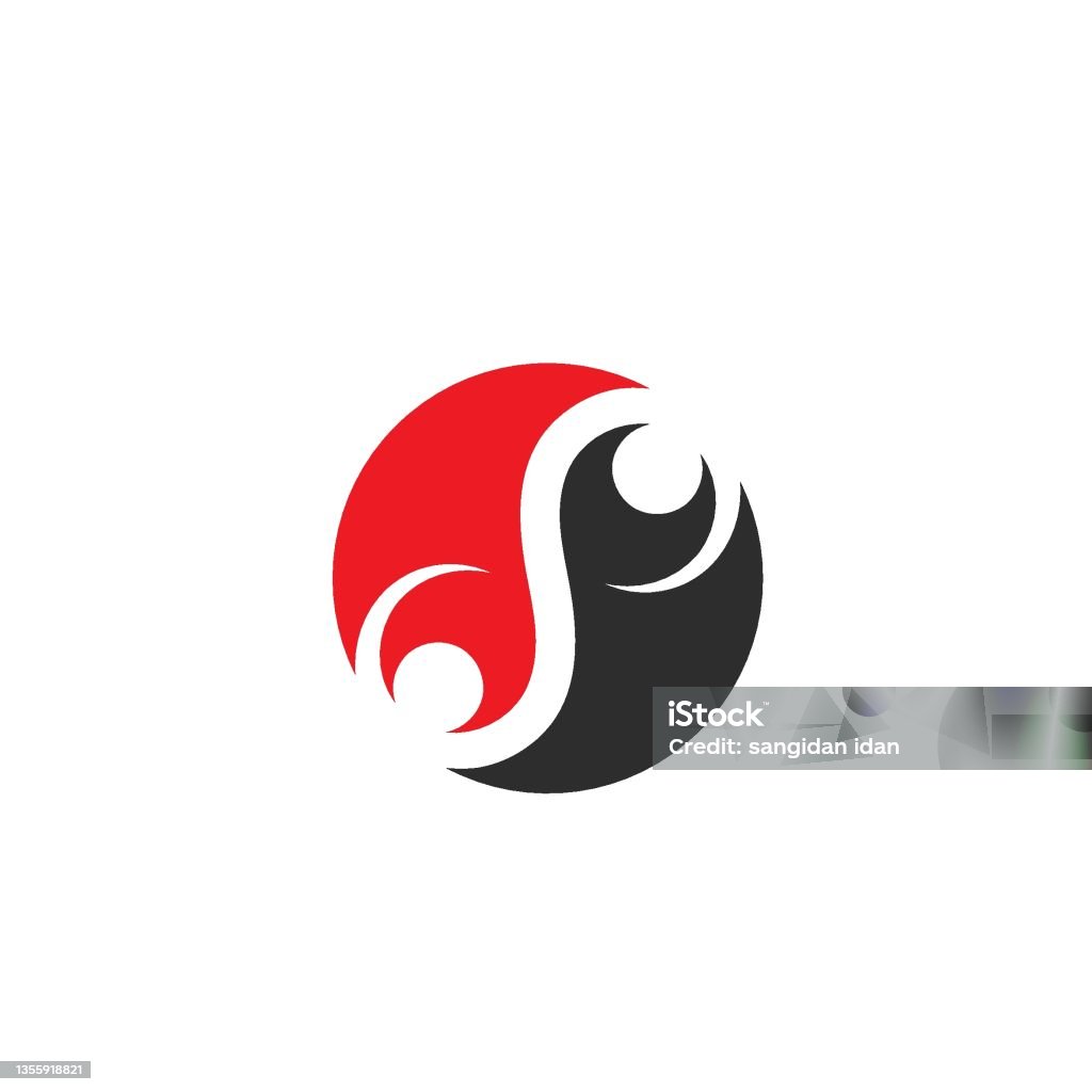 Yinyang People Hand Shaking Concept Design Illustration Template Stock ... Yinyang People Hand Shaking Concept Design Illustration Template Stock ...