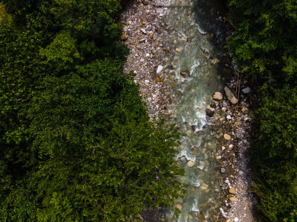 Free Stock Photo of Mountain Road and river from above | Download Free ...