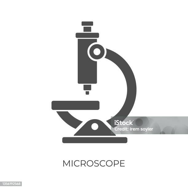 Conception Vectorielle Dicône De Microscope Vecteurs Libres De Droits