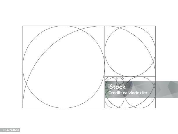 Golden Ratio Fibonacci Sequence Editable Strokes Stock Illustration ... Golden Ratio Fibonacci Sequence Editable Strokes Stock Illustration ...