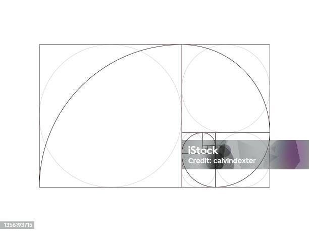 Golden Ratio Fibonacci Sequence Editable Strokes Stock Illustration ... Golden Ratio Fibonacci Sequence Editable Strokes Stock Illustration ...