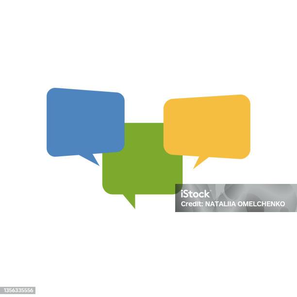 Bulles De Parole Et Bulles De Dialogue Sur Fond Blanc Vecteurs Libres