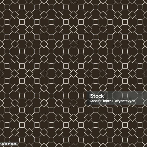Vector Pixel Art Black And White Seamless Pattern Of Minimalistic