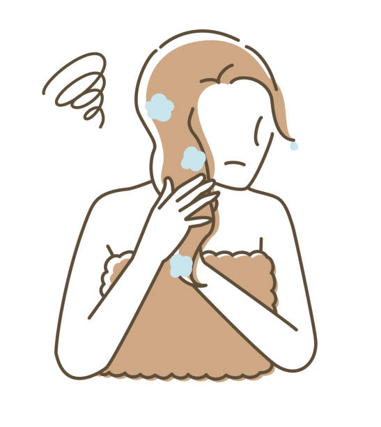150 Woman Washing Hair Stock Illustrations Royalty Free Vector