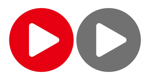 Red Play Button Clipart