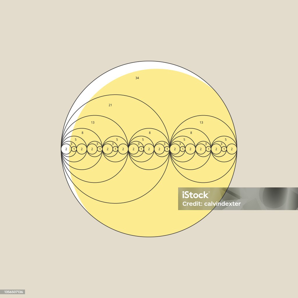 Fibonacci Sequence In Circles Stock Illustration - Download Image Now ... Fibonacci Sequence In Circles Stock Illustration - Download Image Now ...