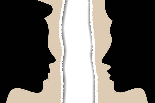 Old Divorced Couple Illustrations Royalty Free Vector Graphics And Clip