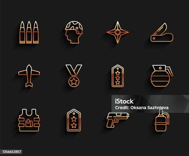 Atur Garis Rompi Antipeluru Pangkat Militer Pistol Atau Pistol Granat ... Atur Garis Rompi Antipeluru Pangkat Militer Pistol Atau Pistol Granat ...