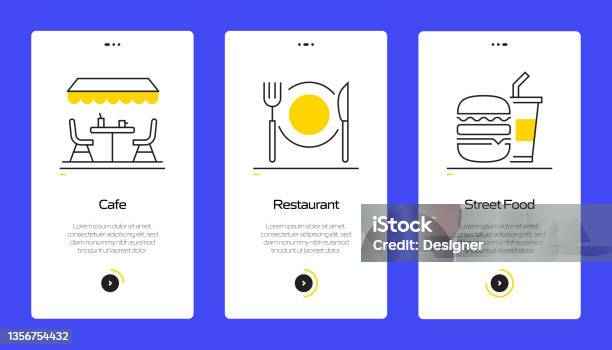 Écran De Page De Lapplication Mobile City Life Concept Onboarding Avec