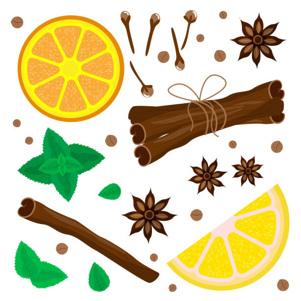 30 Kukis Bintang Kayu Manis Ilustrasi Grafik Vektor And Clip Art Bebas Royalti Istock