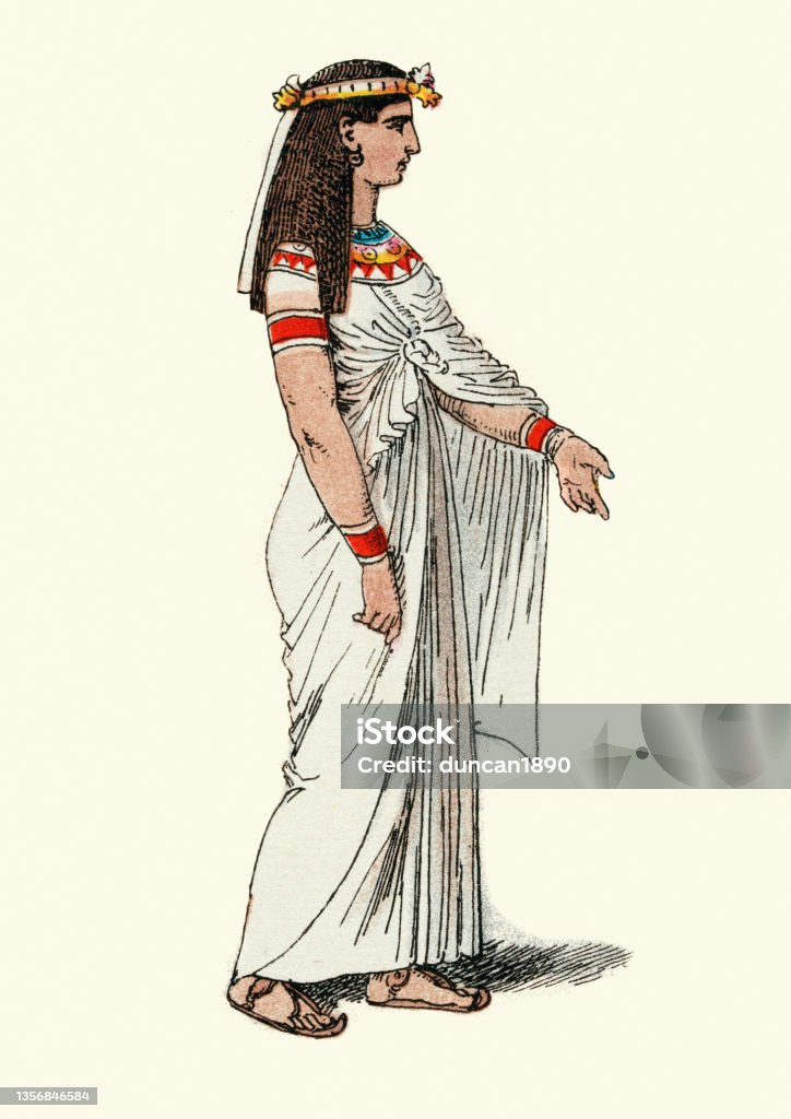 Fashion Of The Ancient World Costume Of Ancient Egyptian Well Dressed