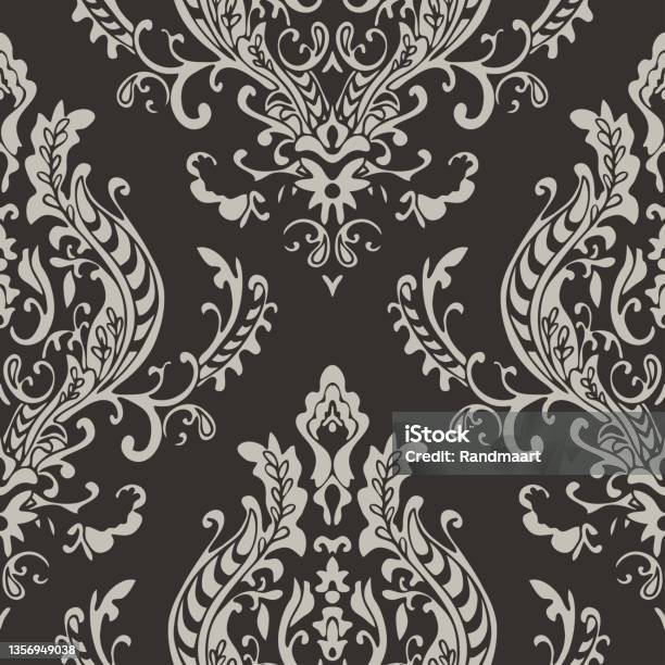 Répétez Le Motif Vectoriel Avec La Floraison De Fleurs De Luxe Royales