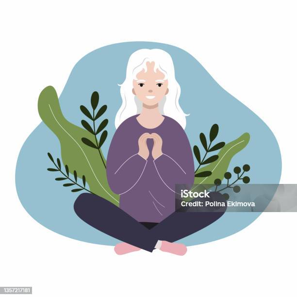 Wanita Itu Duduk Dalam Posisi Lotus Gadis Albino Memegang Tangannya ... Wanita Itu Duduk Dalam Posisi Lotus Gadis Albino Memegang Tangannya ...