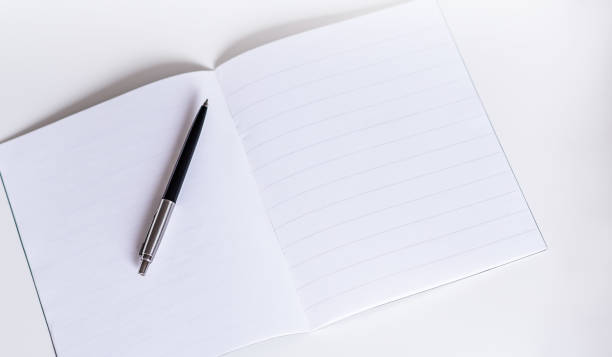Free Stock Photo of notebook with pen isolated on white | Download Free ...