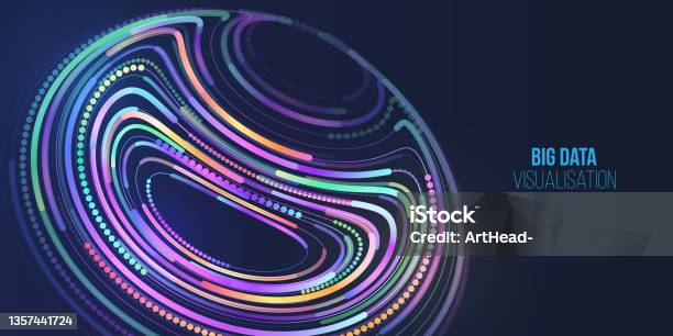 Modern Big Data Visualization Processing Of Data Arrays Sorting Filtering Machine Algorithms