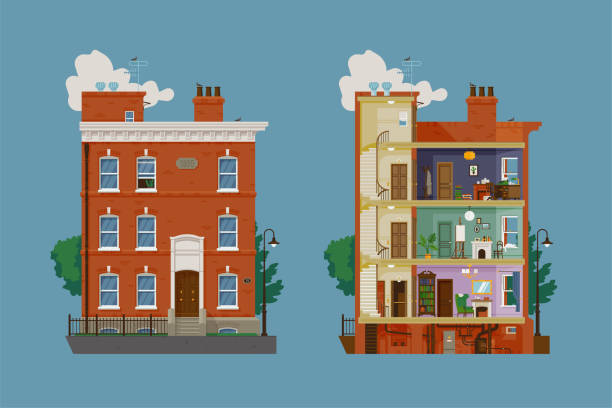 Free Townhouses Vector Art - Download 10+ Townhouses Icons & Graphics ...