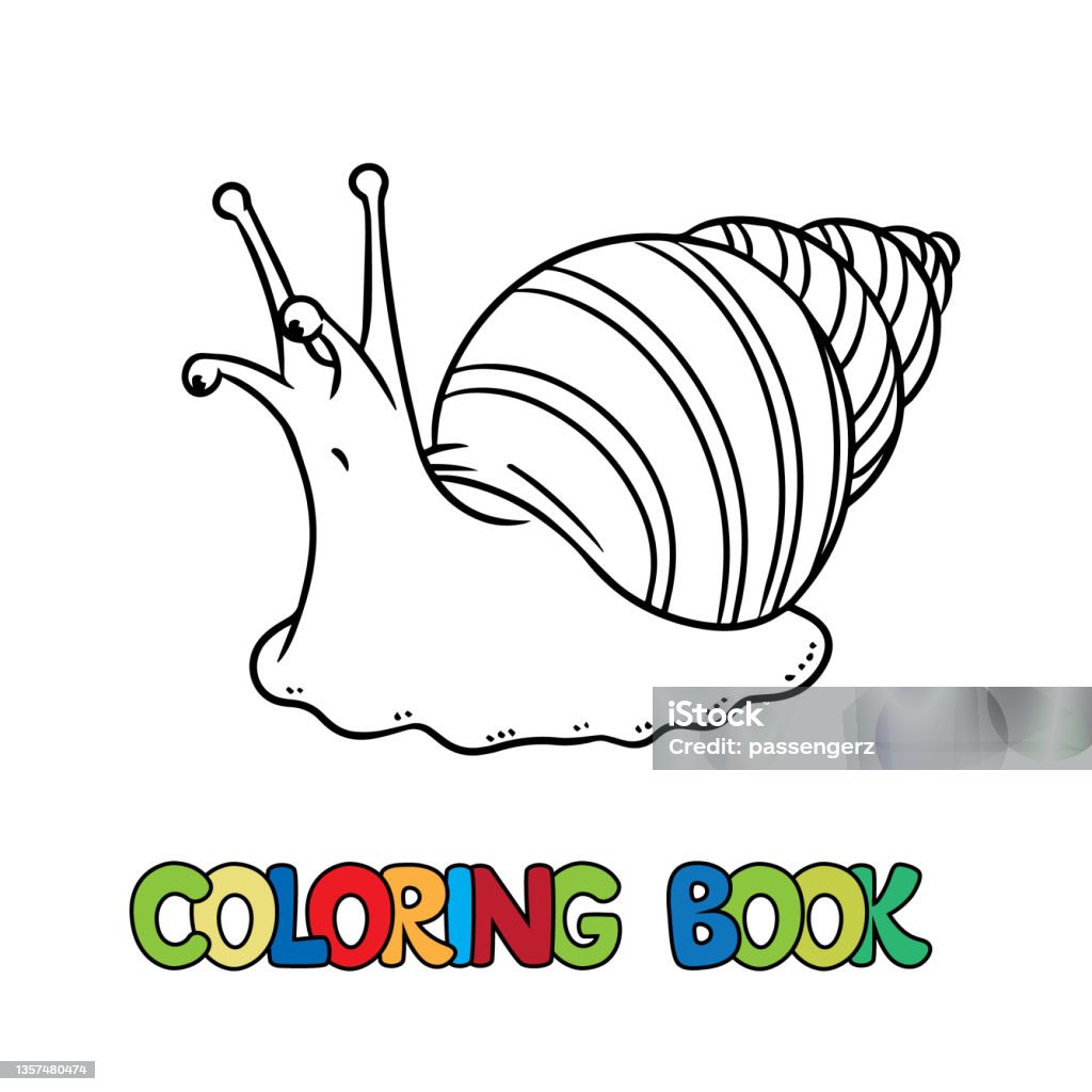 Drôle Descargot Livre De Coloriage Pour Enfants Illustration
