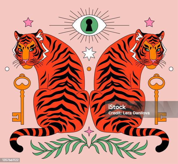 Harimau Lucu Mata Pemeliharaan Tanaman Bintang Kunci Seni Abstrak ... Harimau Lucu Mata Pemeliharaan Tanaman Bintang Kunci Seni Abstrak ...