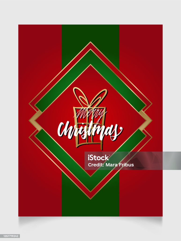 Ilustración De Felicitaciones Navideñas Escritas A Mano Letras De