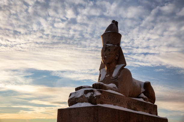 Quay with Sphinxes in Saint Petersburg, Russia | Free Stock Image - Barnimages