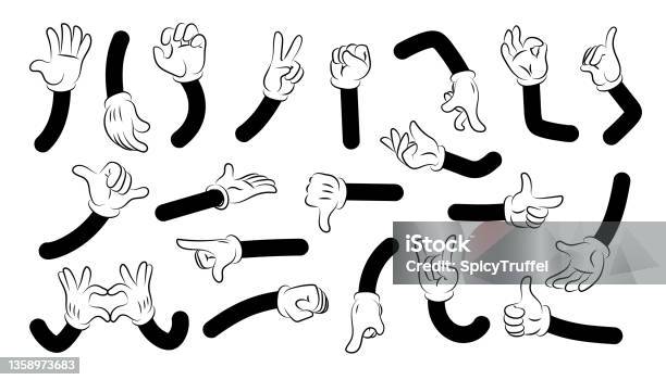 Ilustración de Brazos De Dibujos Animados Garabato De Manos De ... Ilustración de Brazos De Dibujos Animados Garabato De Manos De ...