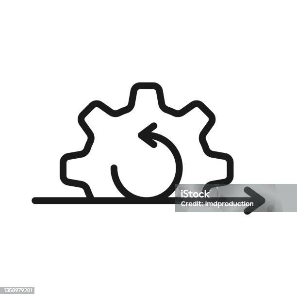 Agile Process Line Icon Circle Point Vector Illustration Stock ... Agile Process Line Icon Circle Point Vector Illustration Stock ...