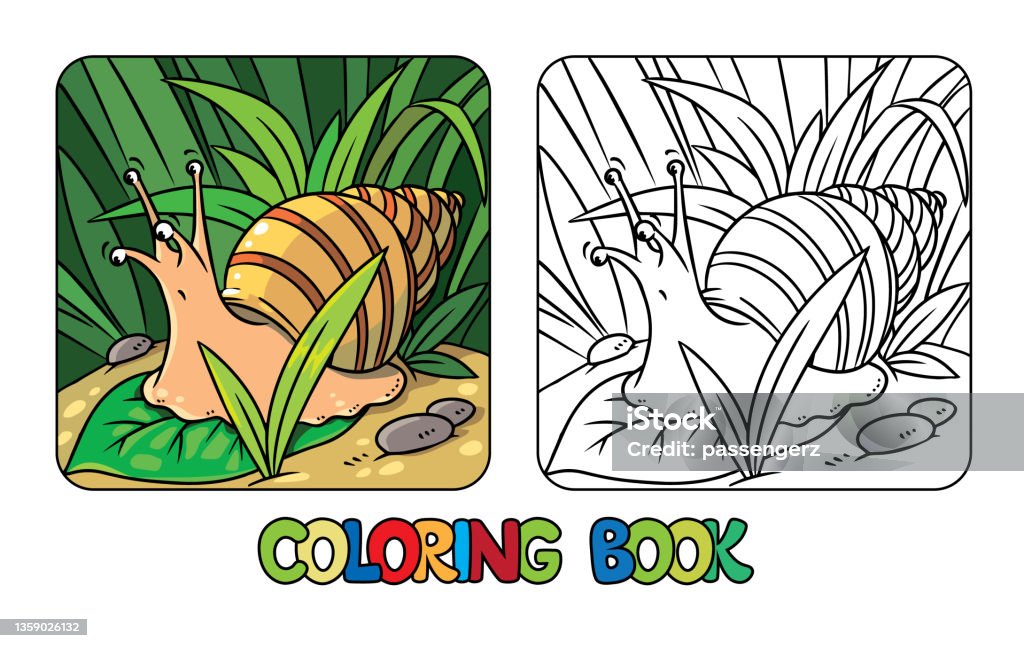 Drôle Descargot Livre De Coloriage Pour Enfants Illustration