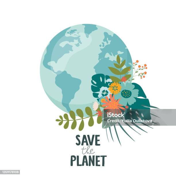 Sauver La Planète Terre Écologie Éco Protection De Lenvironnement