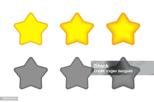 Star Cartoon Jaune Brillant Et Gris Forme Arrondie Illustration Des