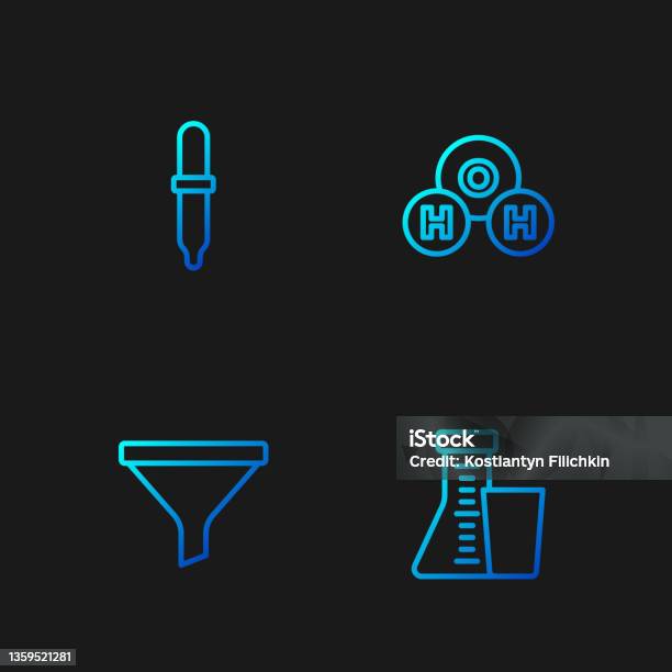 Atur Garis Test Tube Dan Labu Funnel Atau Filter Pipette Dan Rumus ... Atur Garis Test Tube Dan Labu Funnel Atau Filter Pipette Dan Rumus ...