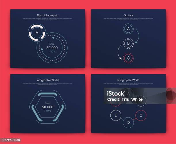 Éléments Vecteurs Infographiques Modernes Pour Les Brochures Daffaires