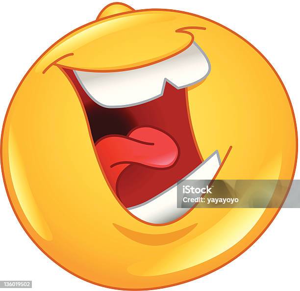 Laughing Out Loud Emoticon Stock Illustration Download Image Now
