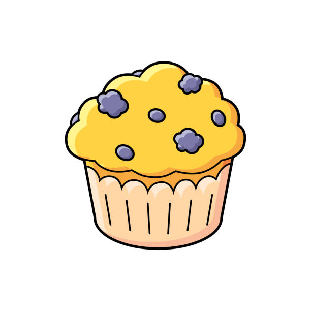 170 Blueberry Muffins Cartoon Stock Illustrations Royalty Free Vector