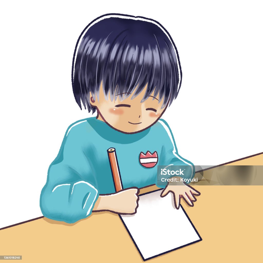 Anak Itu Menulis Senyum Di Wajah Ilustrasi Stok - Unduh Gambar Sekarang ... Anak Itu Menulis Senyum Di Wajah Ilustrasi Stok - Unduh Gambar Sekarang ...