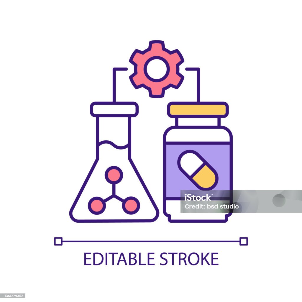 Pharmaceutical Manufacturing Rgb Color Icon Stock Illustration ... Pharmaceutical Manufacturing Rgb Color Icon Stock Illustration ...