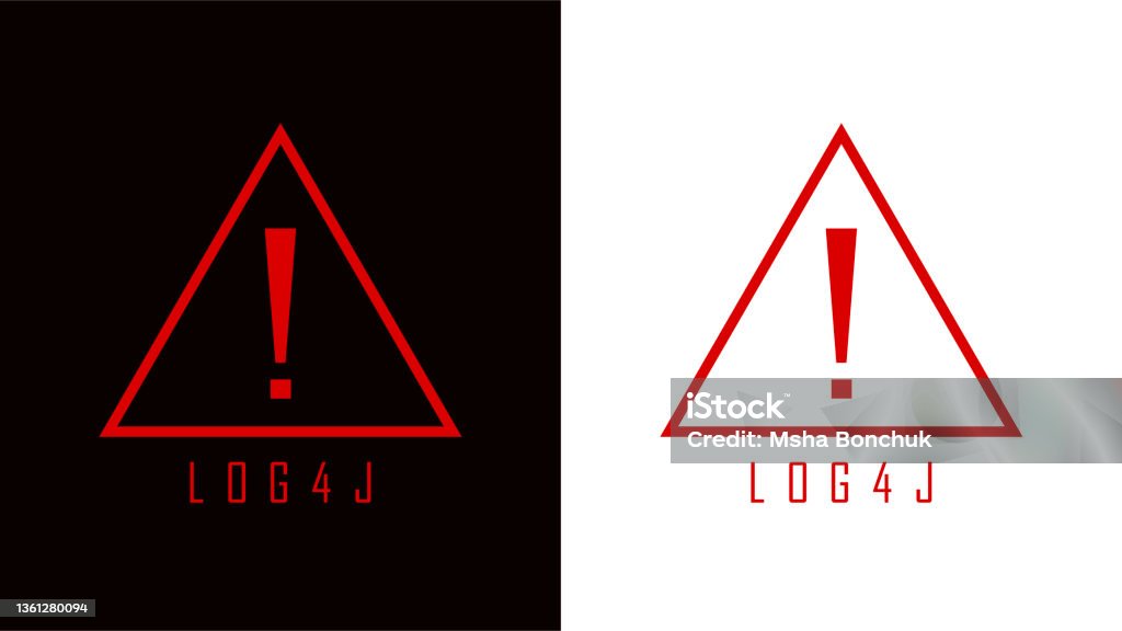 Security Vulnerability Log4j Java Code Log4j With Warning Sign Cyberspace And Vulnerability