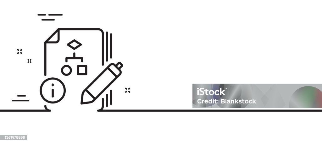 Documentation With Algorithm Line Icon Technical Instruction Sign
