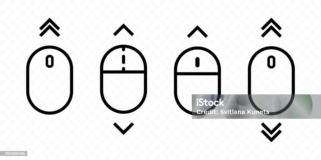 Computer Mouse Icon Set Cursor Icon Set Hand Cursor Sign Computer Mouse Pointer Cursor Symbol